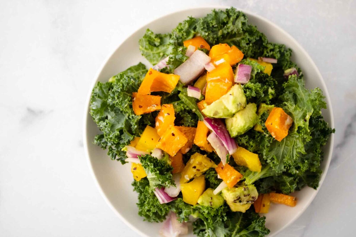 Avocado Kale Salad Recipe