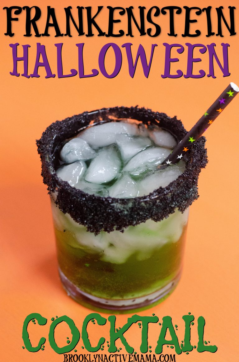 Fun and Festive Frankenstein Green Halloween Cocktail
