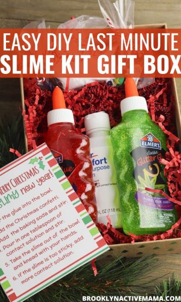 Easy Christmas Gift Idea: DIY Slime Maker Box
