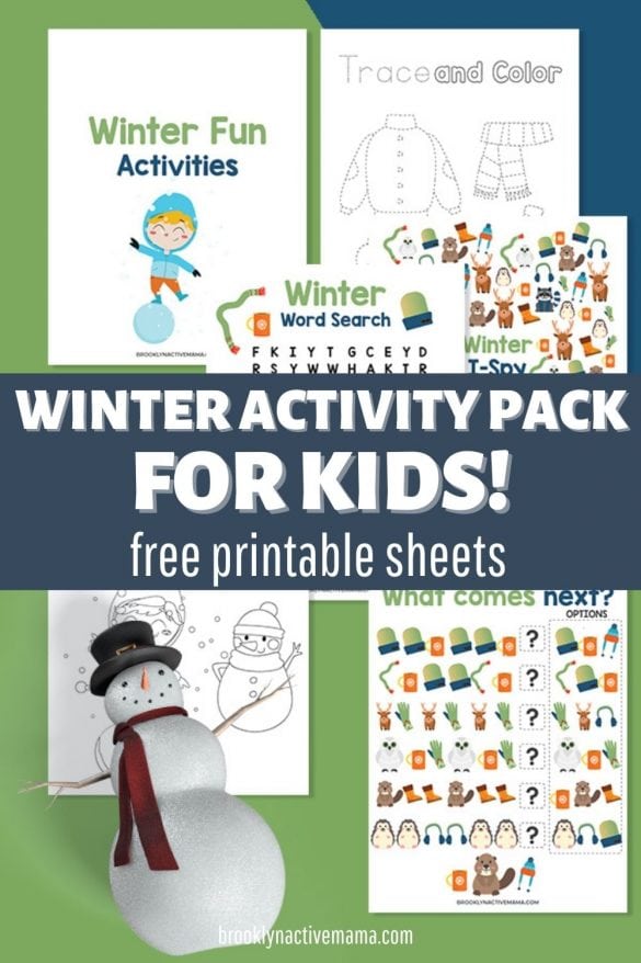 Free Printable Winter Activity Pack For Kids
