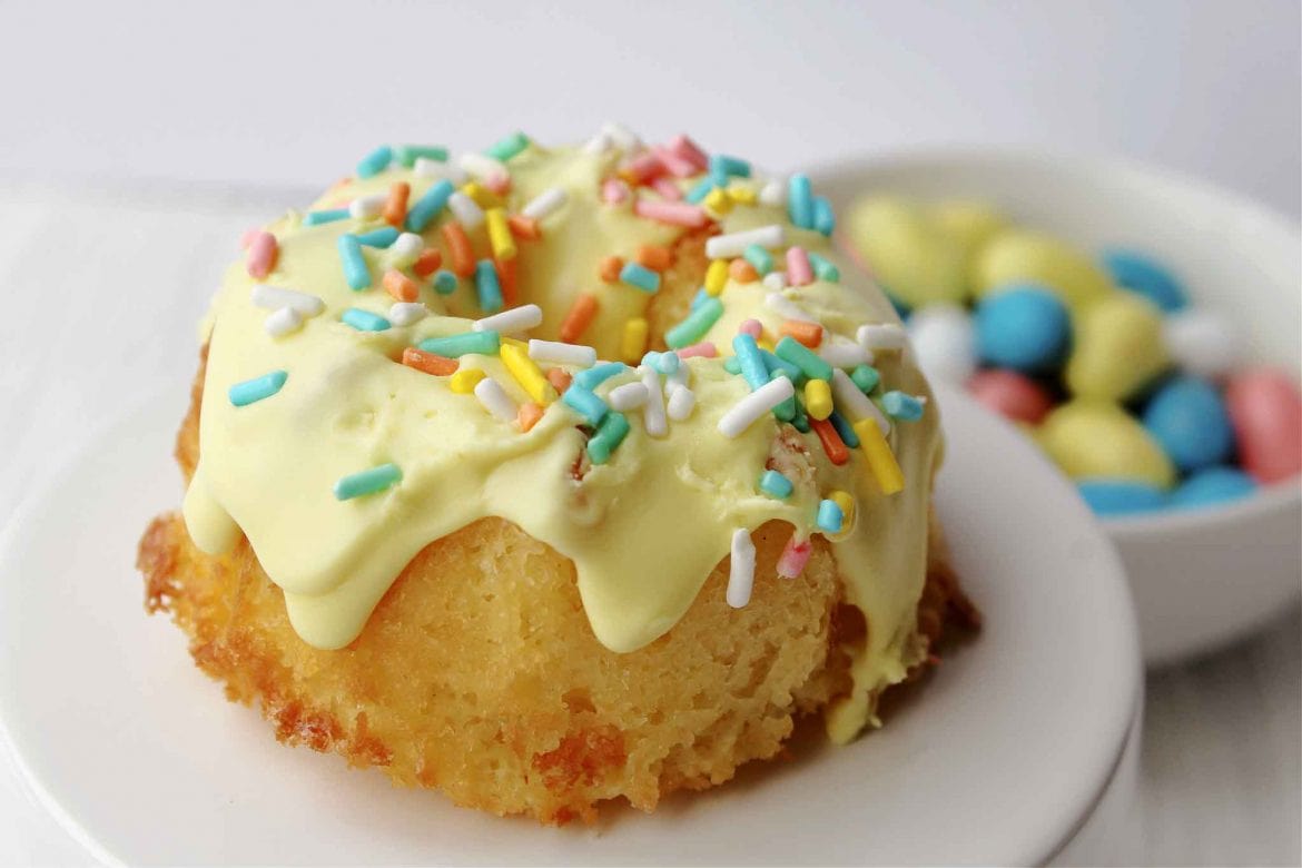 Mini Easter Bundt Cakes Perfect For Spring - Using Cake Mix!