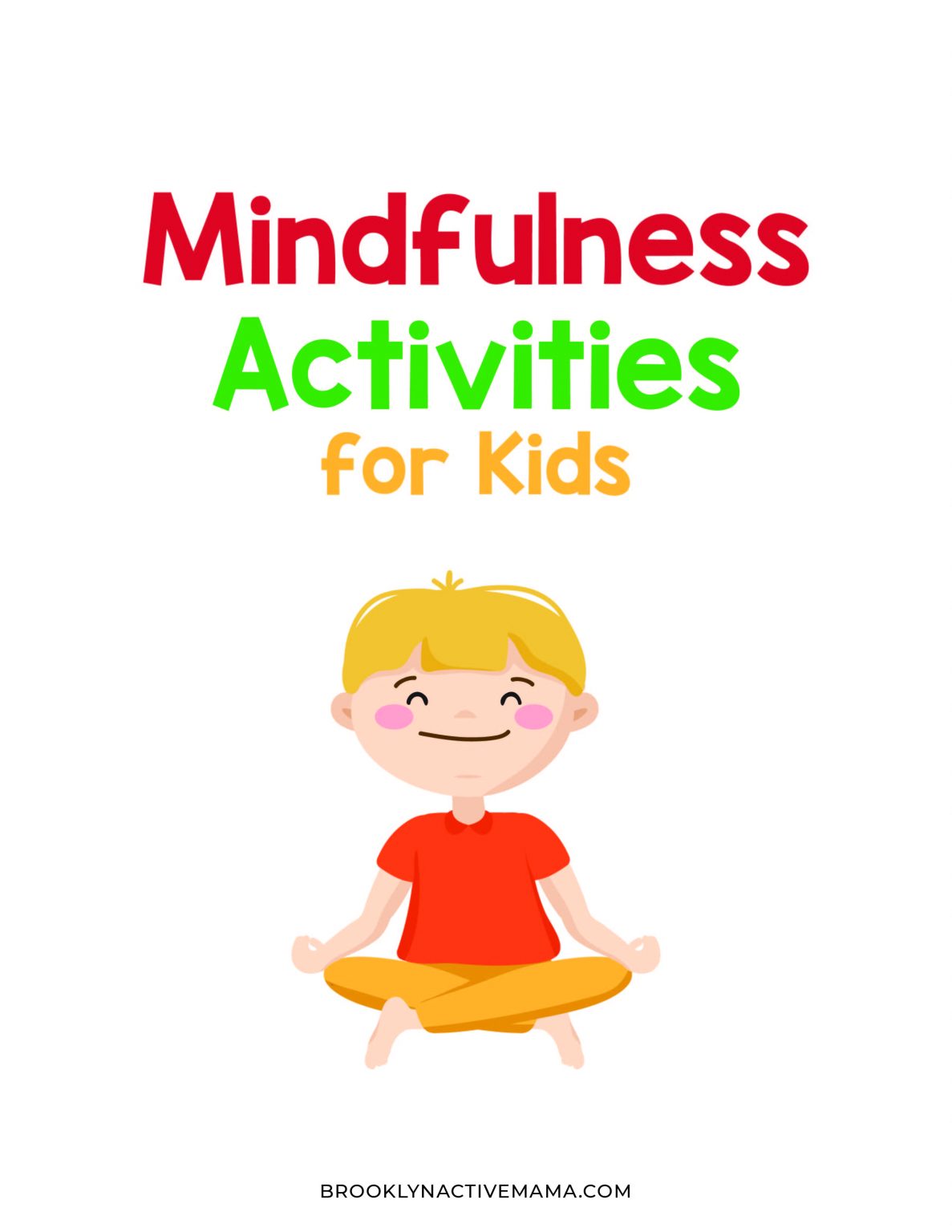 Mindfulness Activities for Kids: Free Printable Pack (5 Activities) Sheets