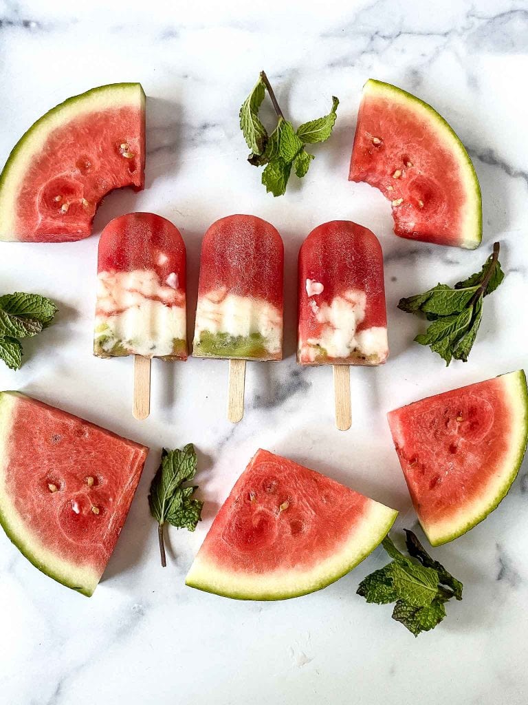 Easy and Amazing Fresh Fruit Watermelon Popsicles