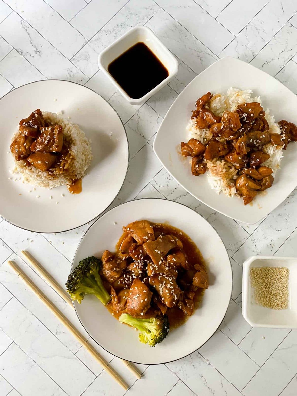 Easy Slow Cooker Sesame Chicken Dinner Recipe