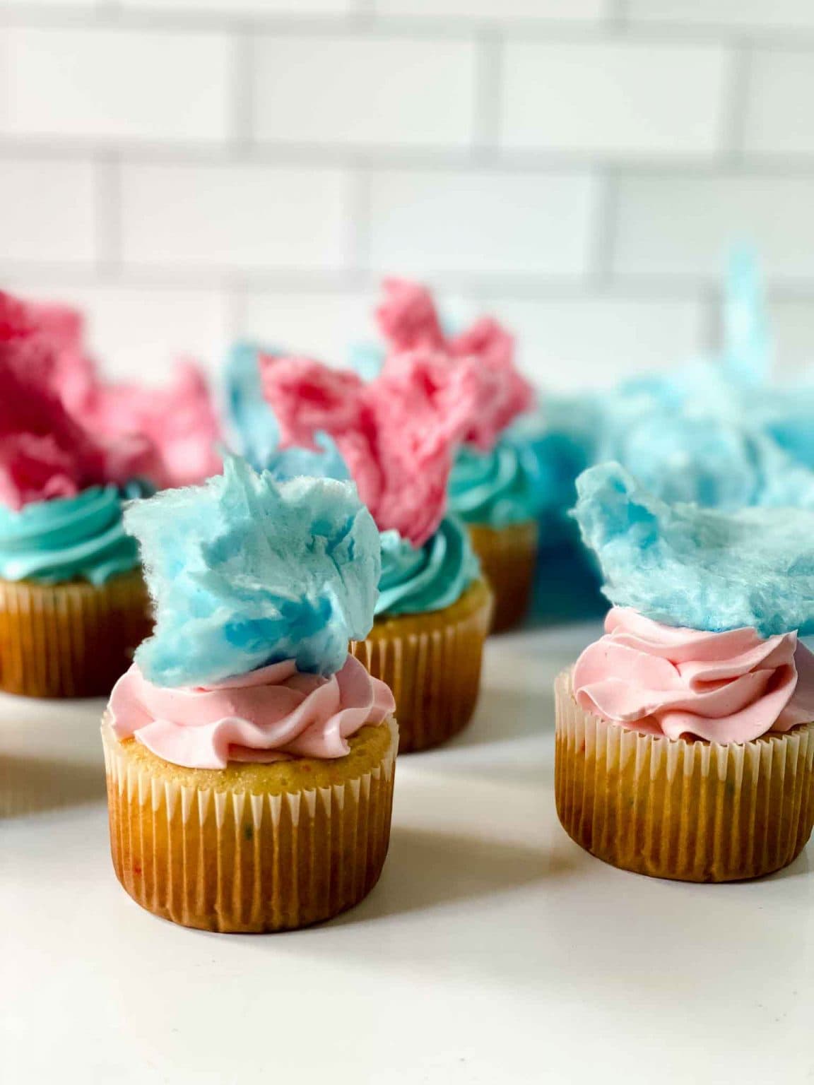 Super Fun Colorful Cotton Candy Cupcakes For Any Occasion