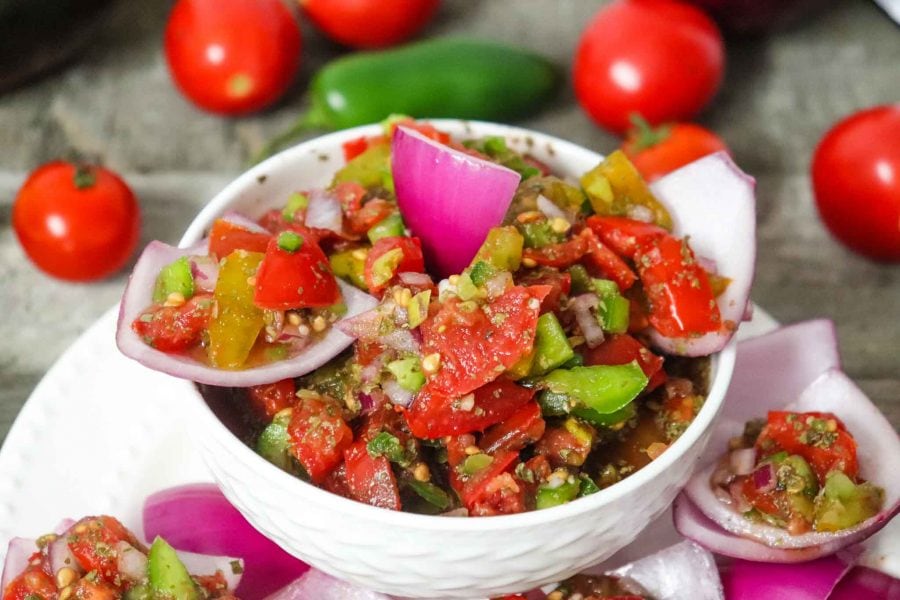 Homemade Garden Fresh Tomato Salsa Recipe