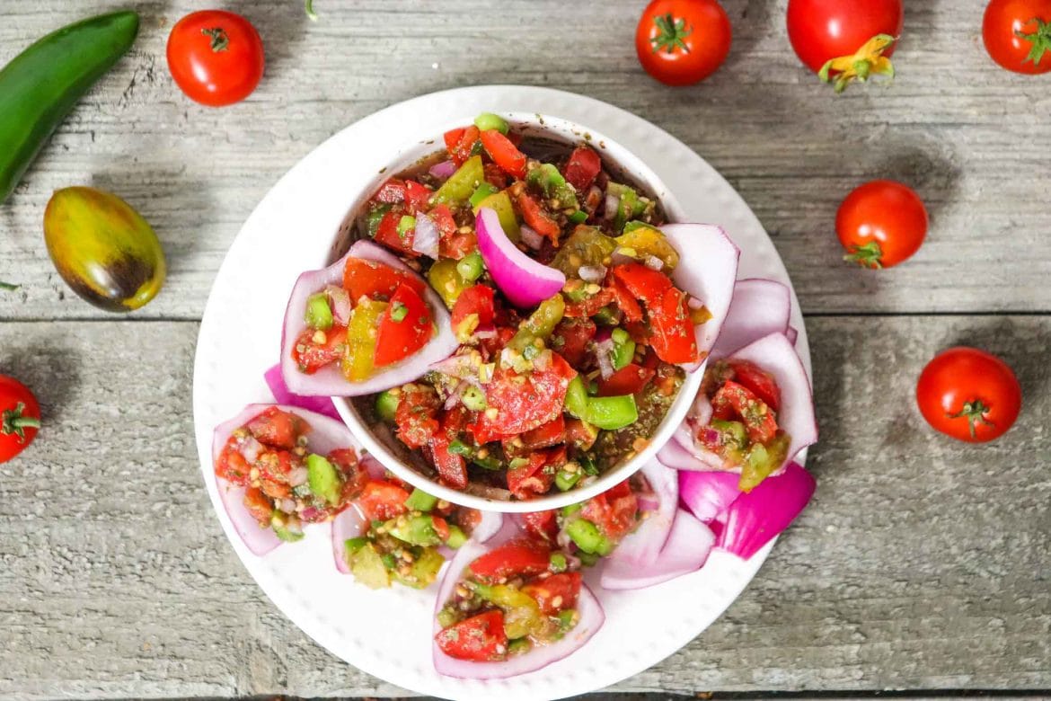 Homemade Garden Fresh Tomato Salsa Recipe