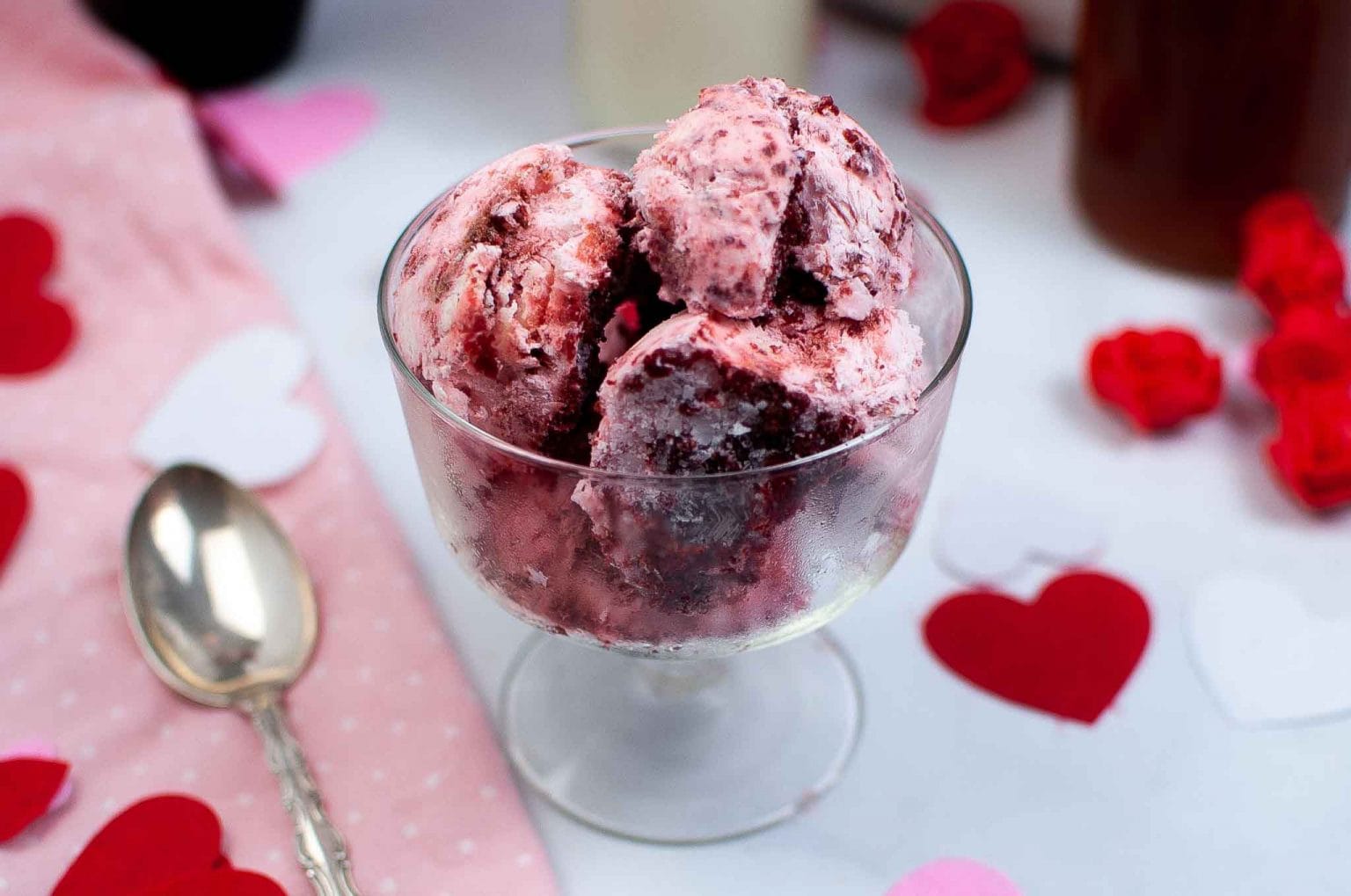 The Best Homemade Red Velvet Ice Cream For Dessert