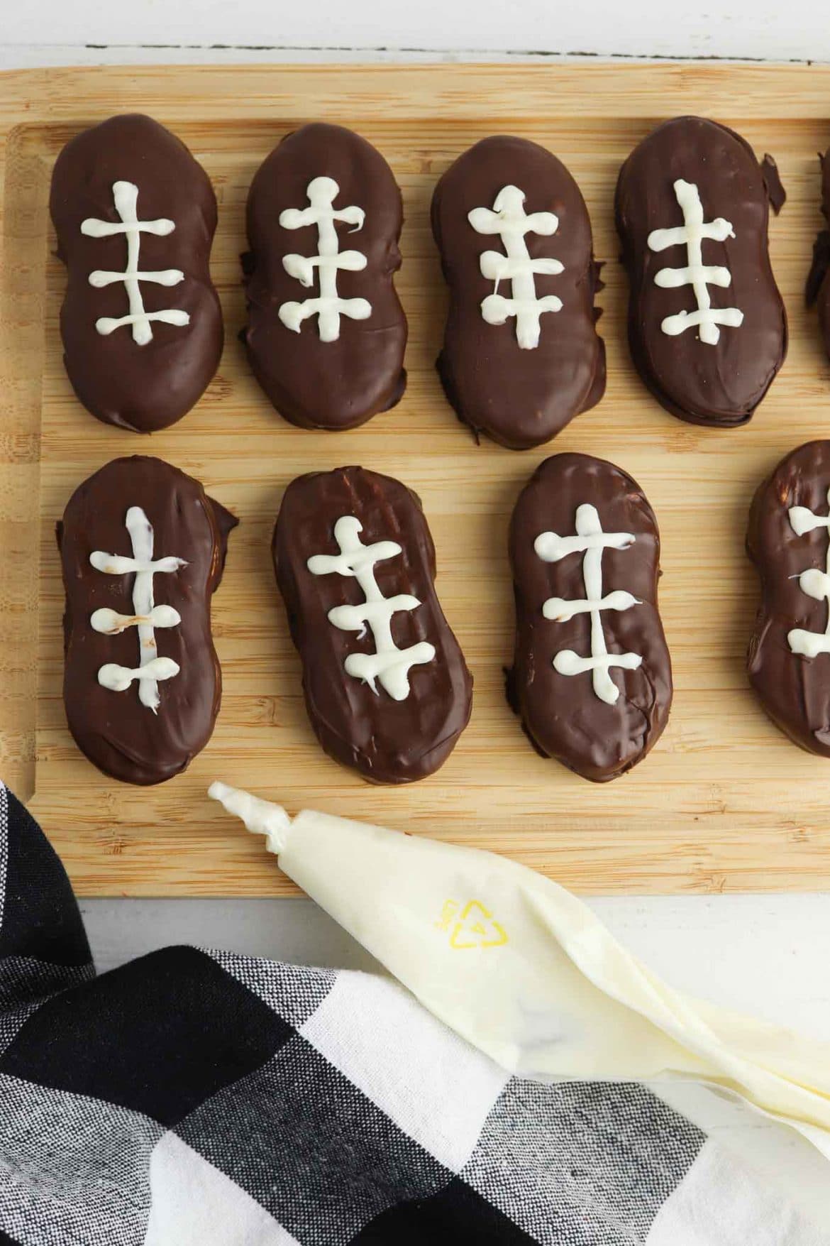 Easy Nutter Butter Football Snacks