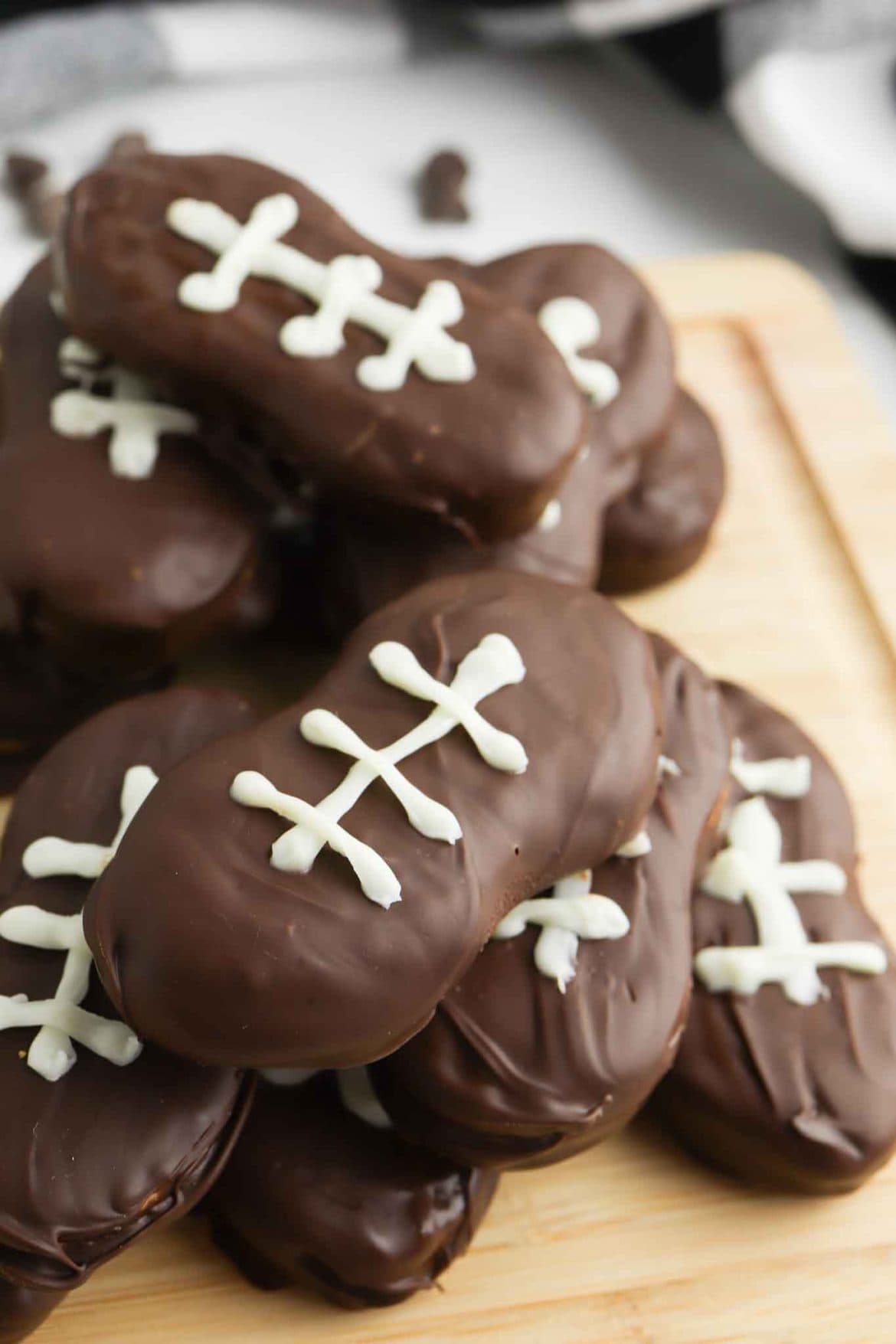 Easy Nutter Butter Football Cookies