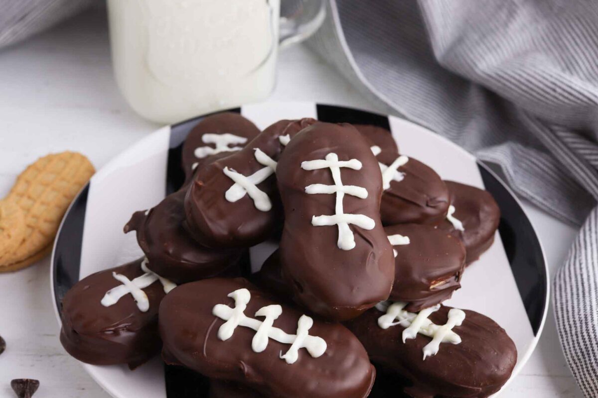 Easy Nutter Butter Football Snacks