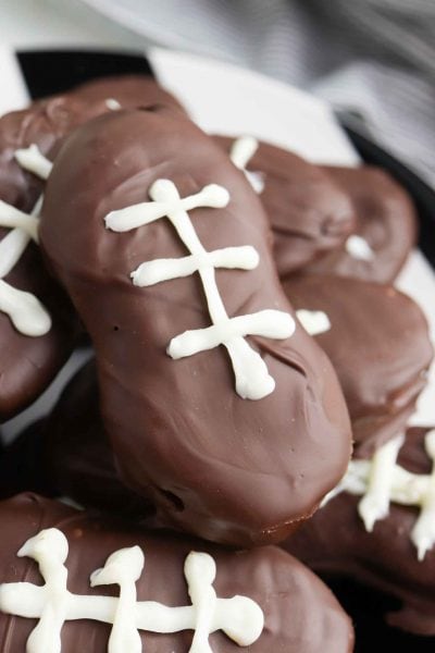Easy Nutter Butter Football Cookies