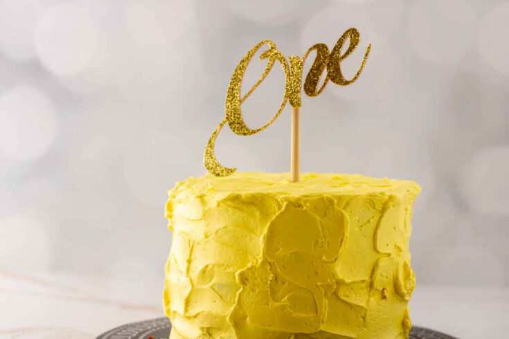 Easy Smash Cake Recipe For Baby's First Birthday