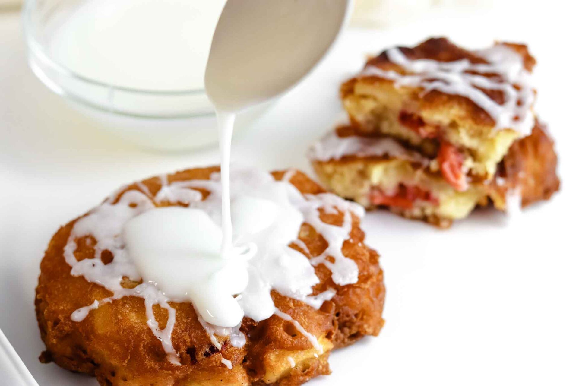 Easy Apple Cherry Fritters