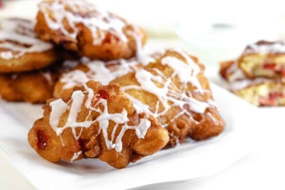 Easy Apple Cherry Fritters