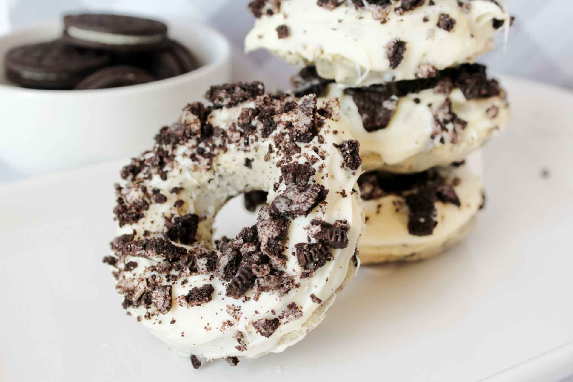 Cookies and Cream Oreo Donuts