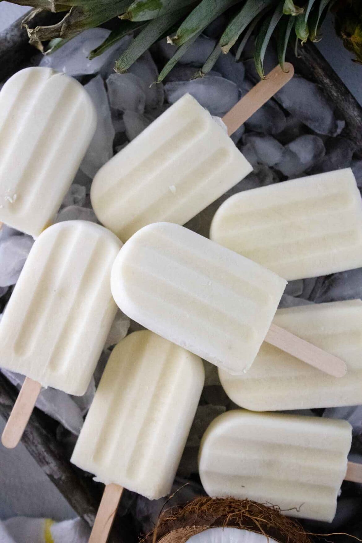 Easy Homemade Mango Strawberry Popsicles