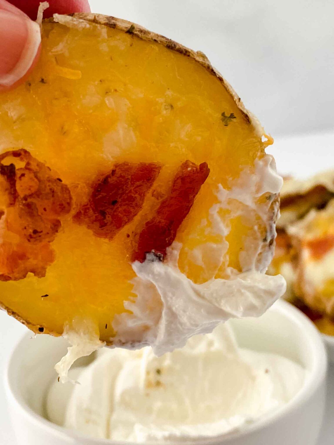 Easy Loaded Baked Potato Slices