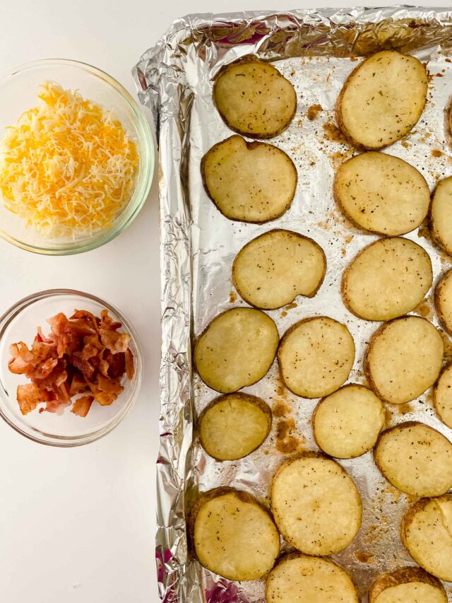 Easy Loaded Baked Potato Slices