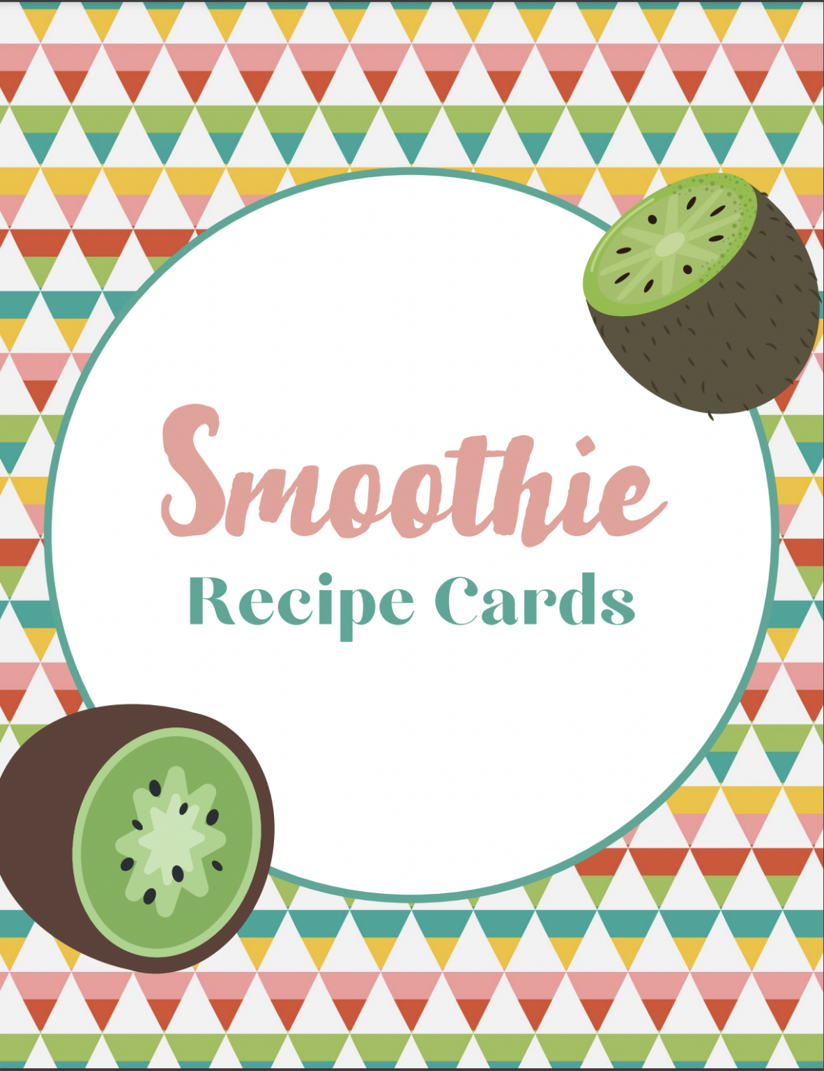 Free Printable Healthy Smoothie Recipe Cards