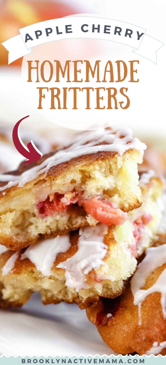 Easy Apple Cherry Fritters