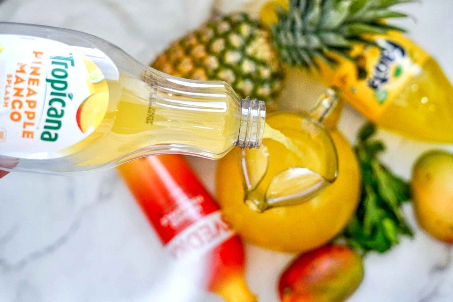 Amazing Mango Pineapple Punch Cocktail Recipe