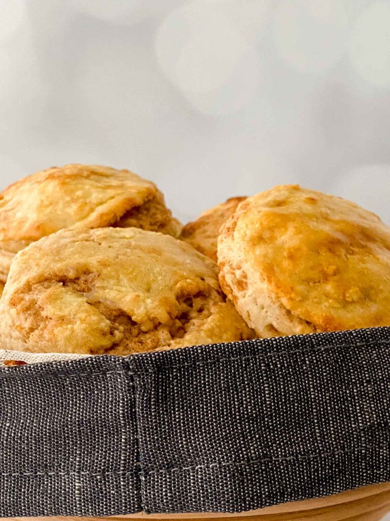 Homemade Cinnamon Roll Buttermilk Biscuits