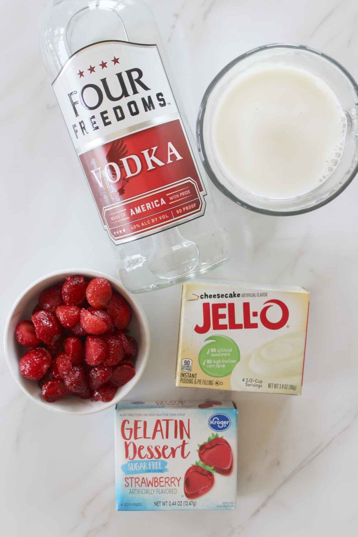 Easy Strawberry Cheesecake Pudding Shots