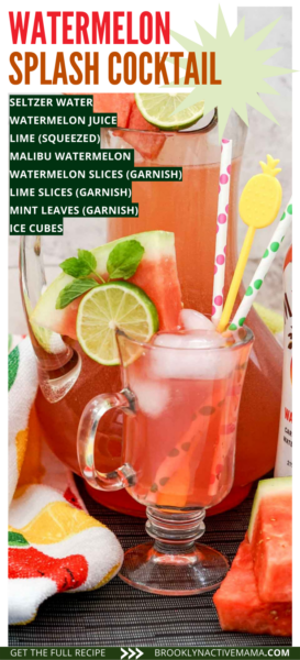 Easy Watermelon Splash Cocktail