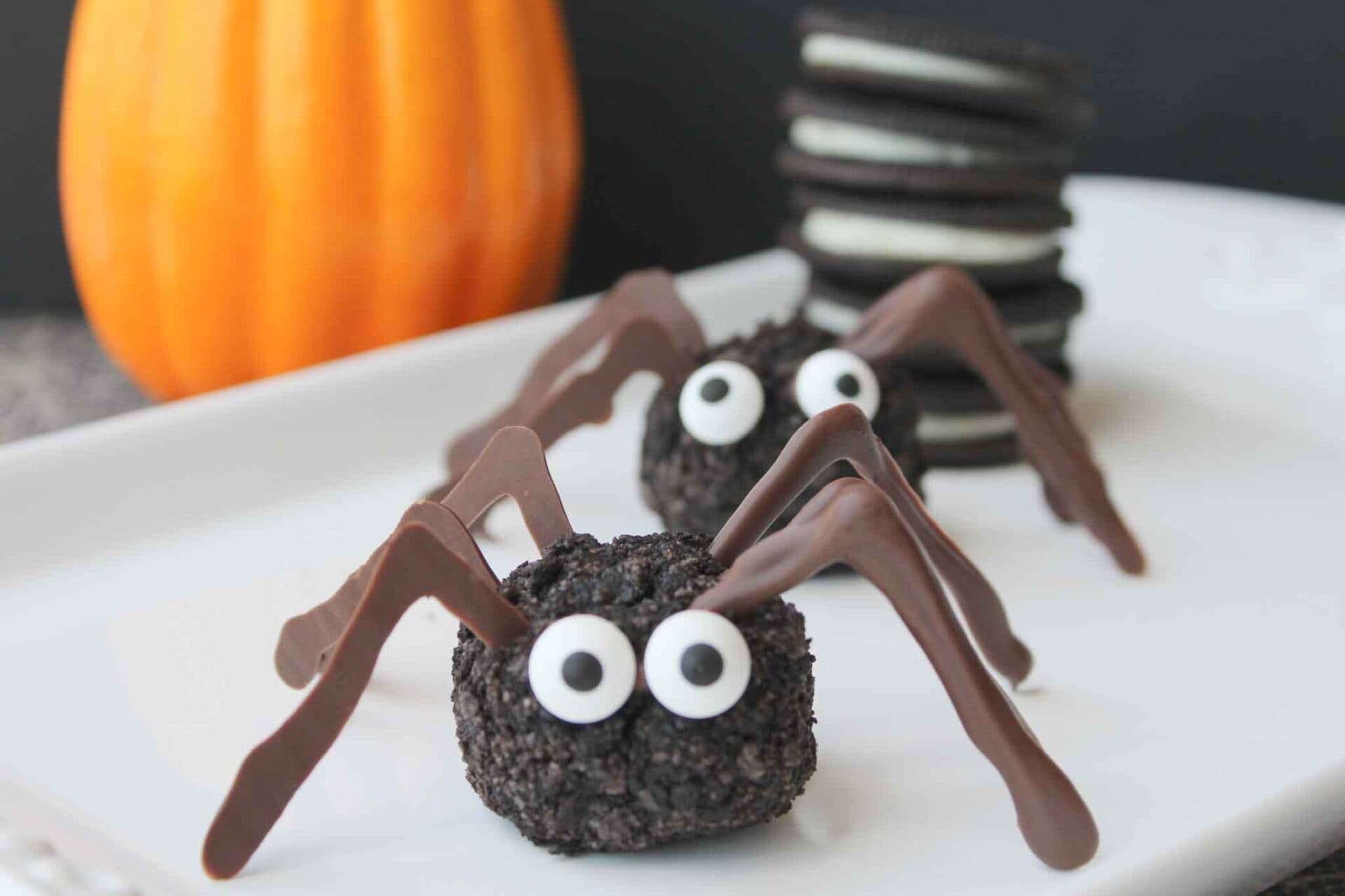 Halloween Oreo Spider Bites Recipe