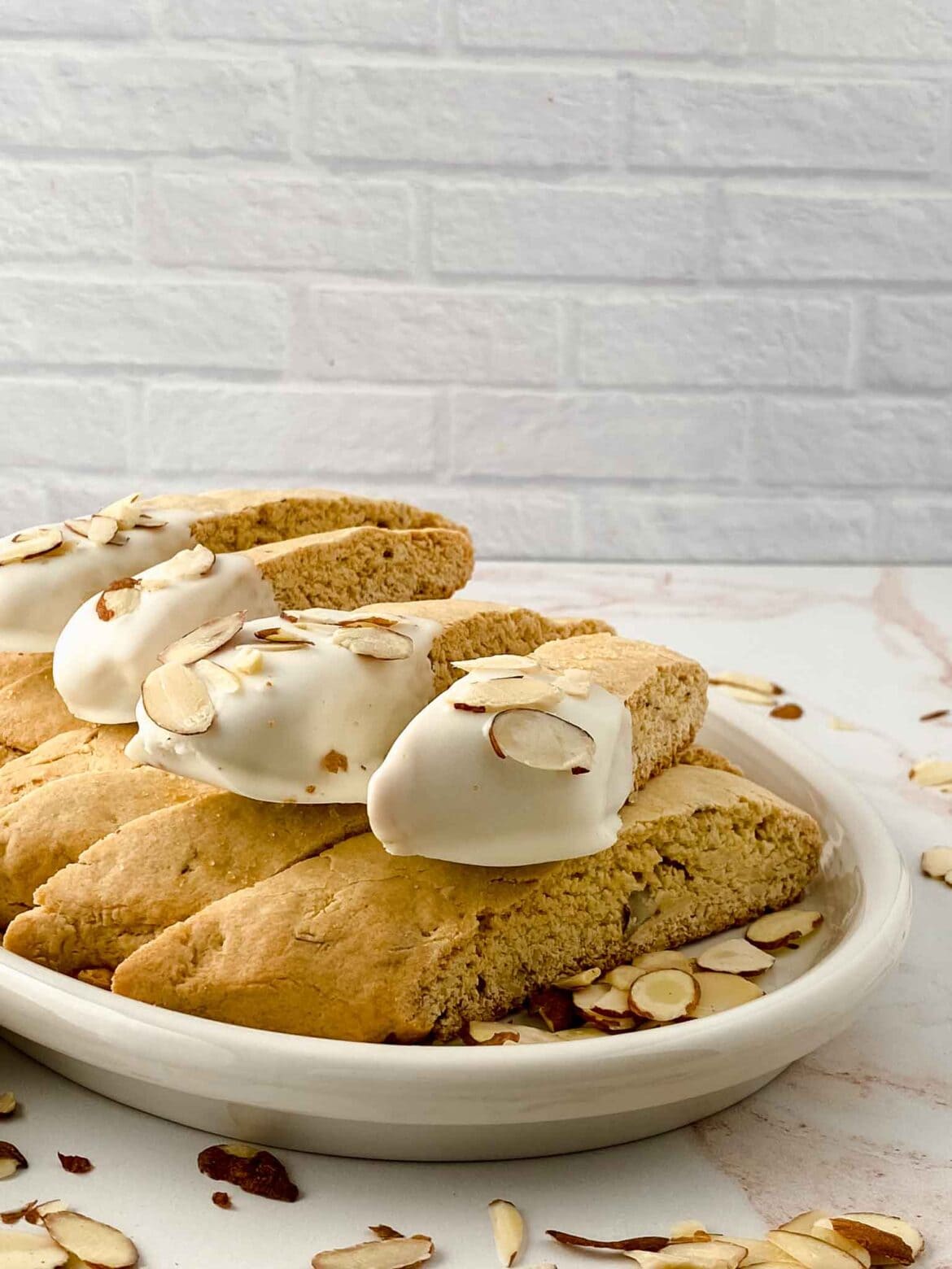 Easy Blonde Biscotti Cookies With Almonds