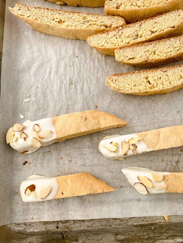 Easy Blonde Biscotti Cookies With Almonds