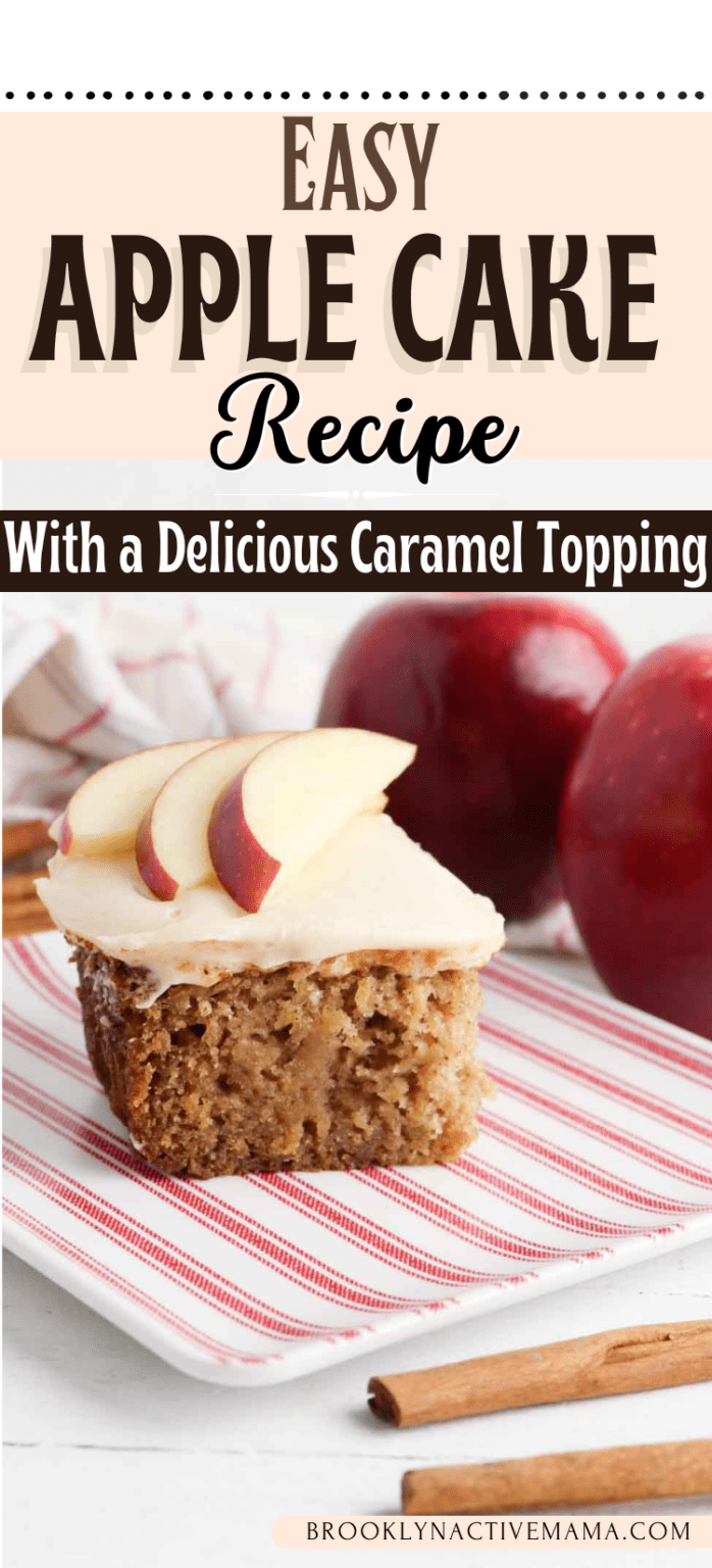 Easy Apple Cake With Caramel Topping
