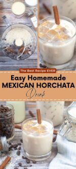 Easy Traditional Mexican Horchata Drink
