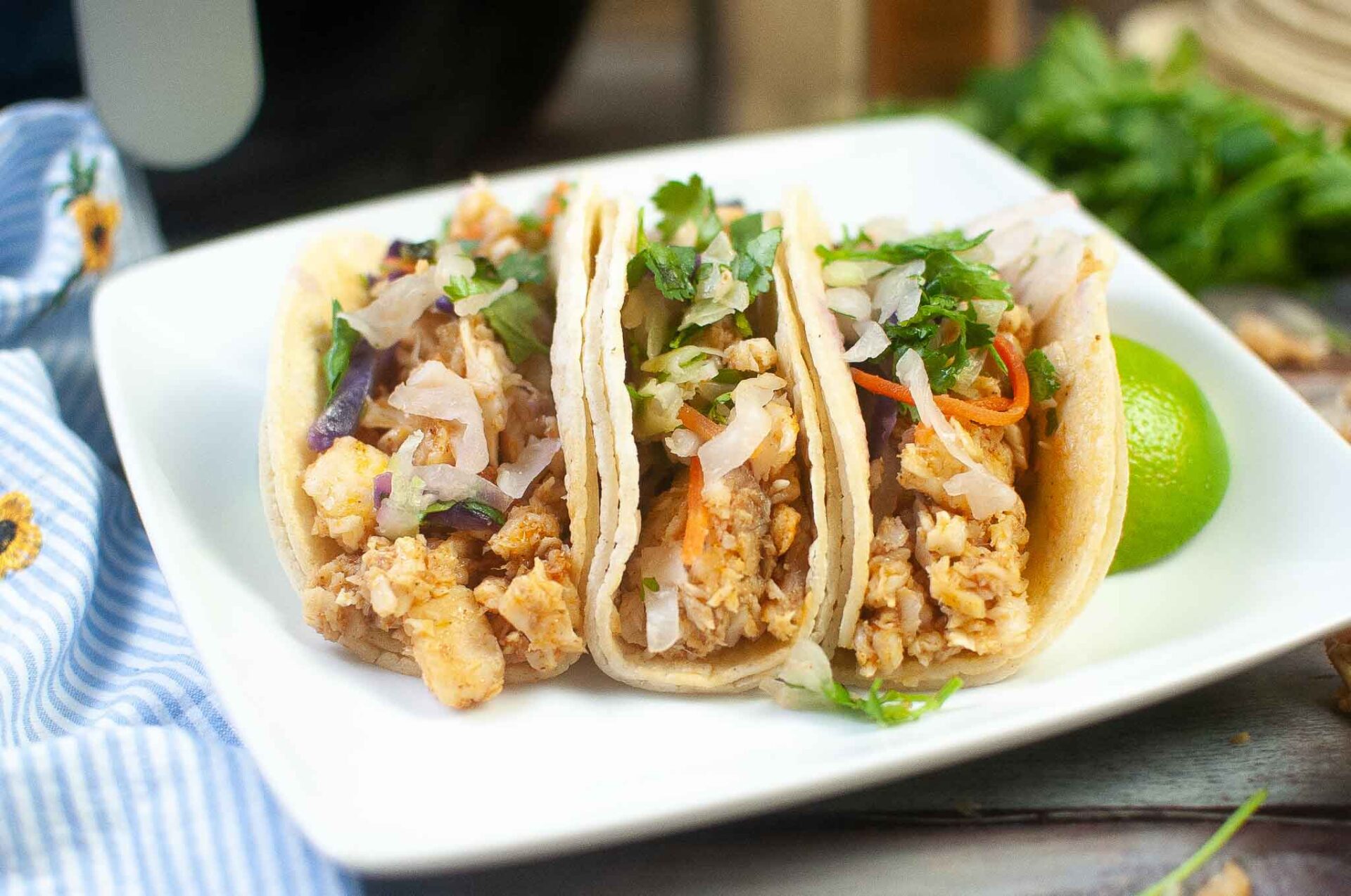 Easy Air Fryer Fish Tacos