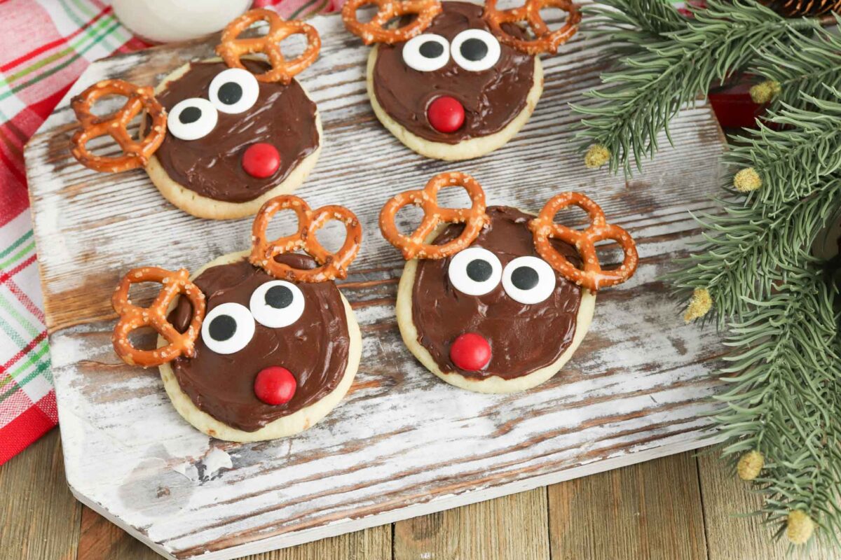 Easy Reindeer Cookies With Premade Sugar Cookie Dough