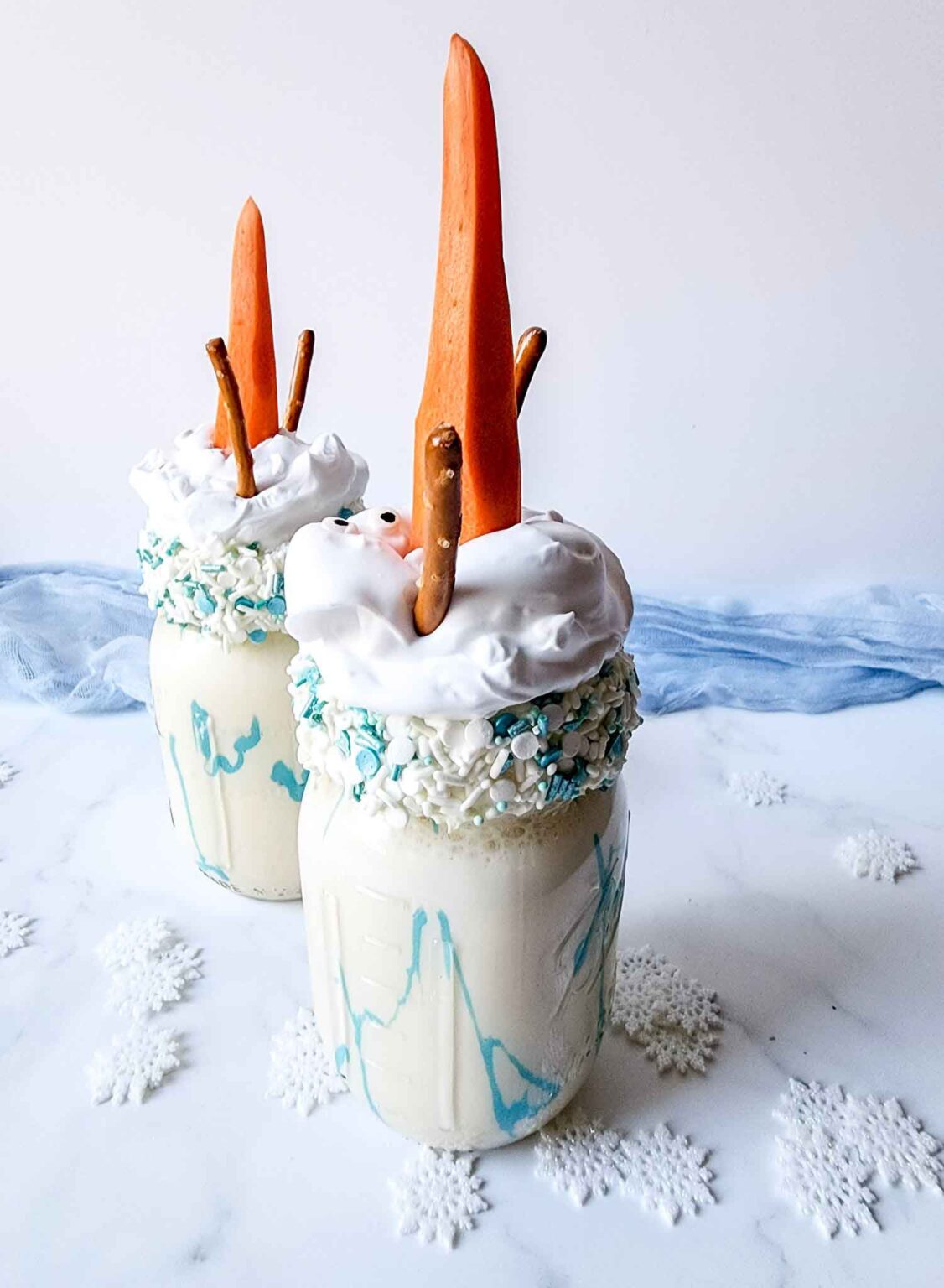 Melting Snowman Winter Milkshake