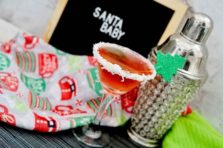 Easy Santa Christmas Cocktail For The Holidays
