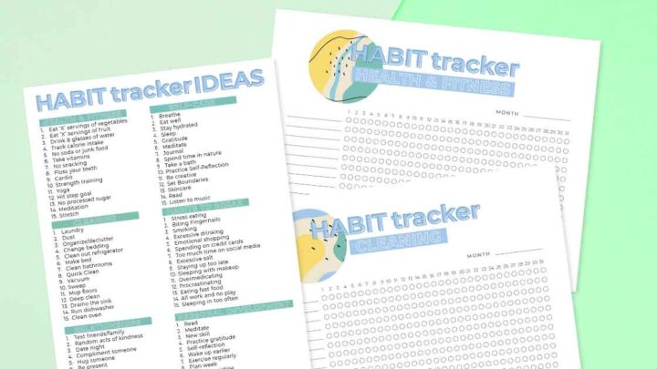 Free Habit Tracker Printable To Keep Track Of Your Progress