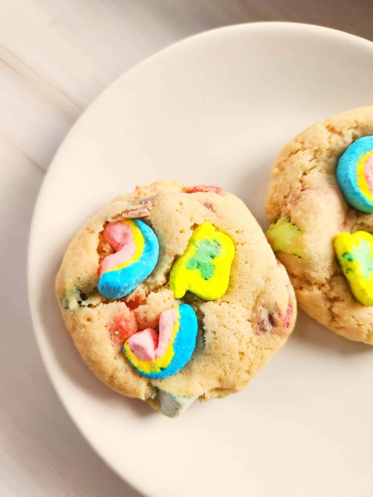 St. Patrick's Day Lucky Charms Cookies