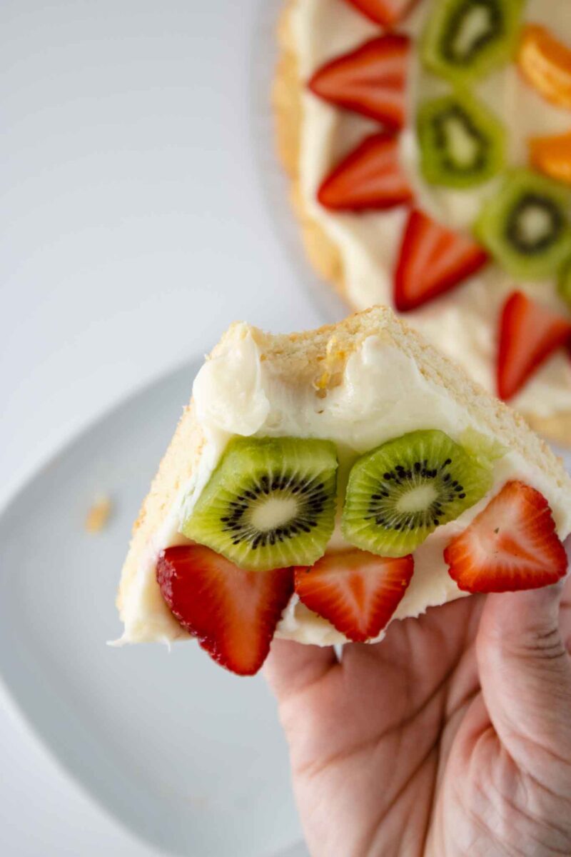 Easy Fruit Pizza Recipe With Cream Cheese Frosting