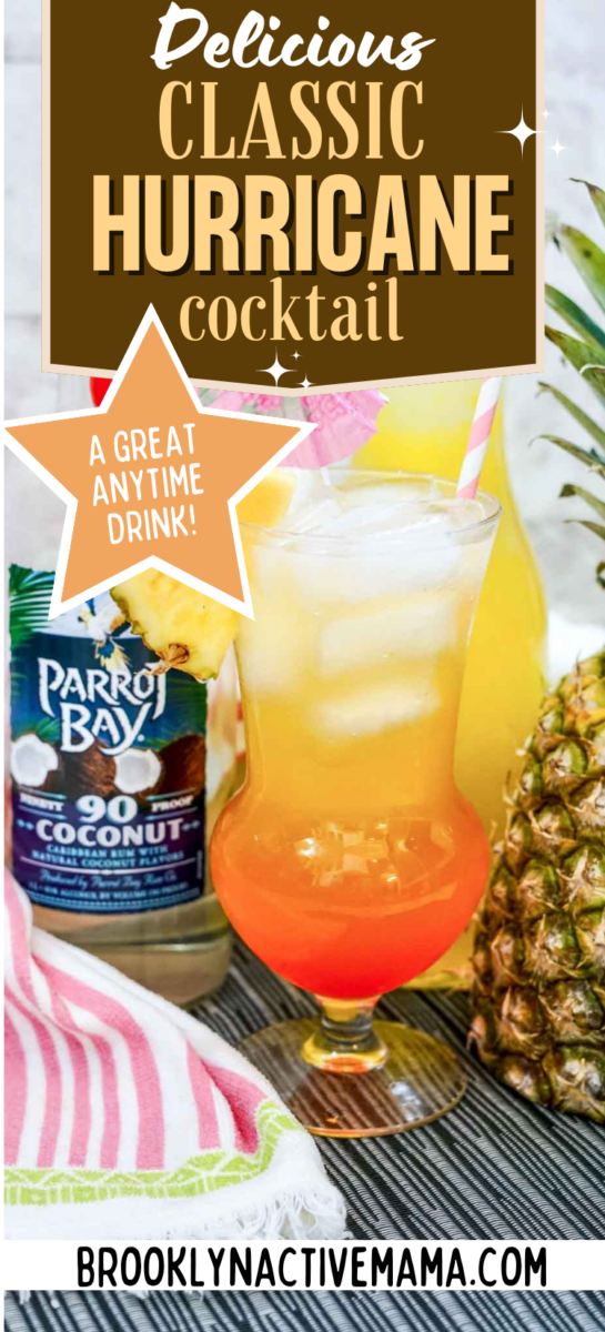 Easy and Popular Hurricane Cocktail Recipe