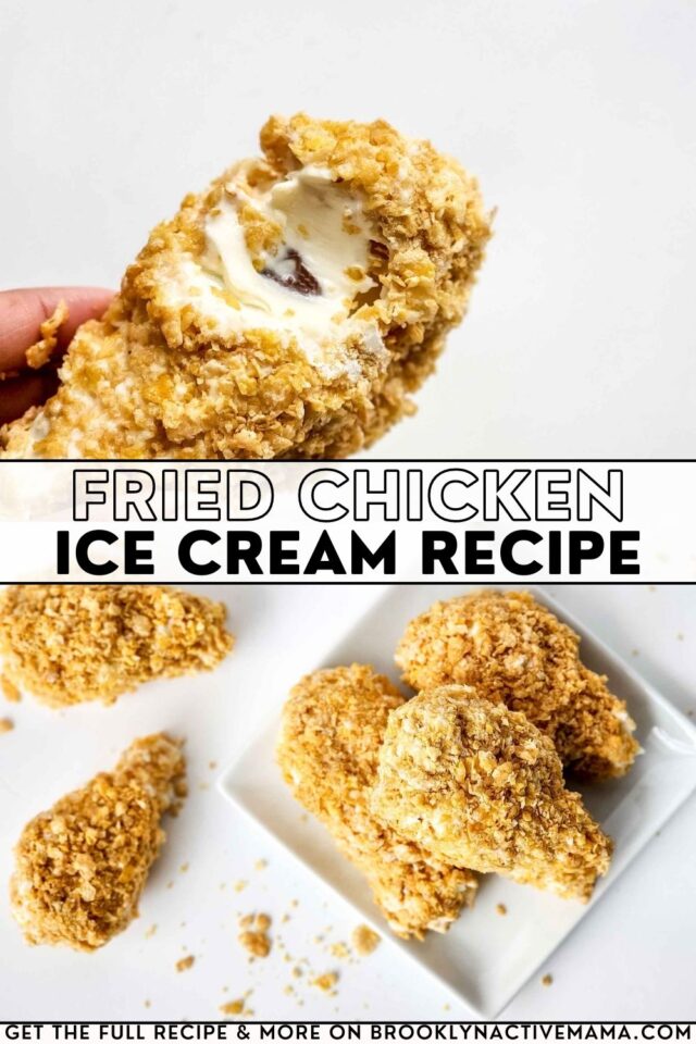 Fun and Viral Fried Chicken Ice Cream Recipe