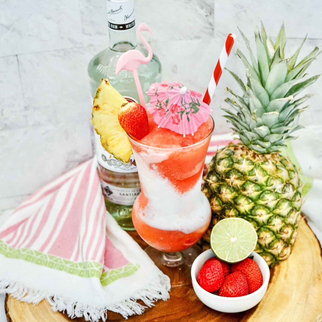 Miami Vice Cocktail Recipe (The Layered Piña Colada Daiquiri You Need)