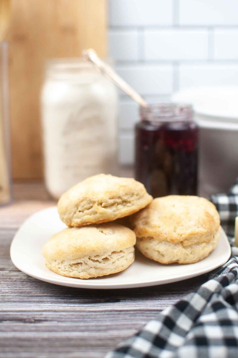 Easy Flaky Sourdough Discard Biscuits Recipe