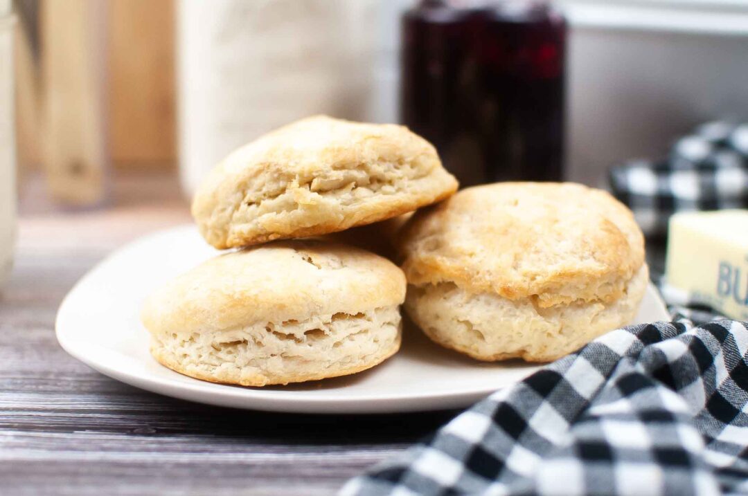 Easy Flaky Sourdough Discard Biscuits Recipe