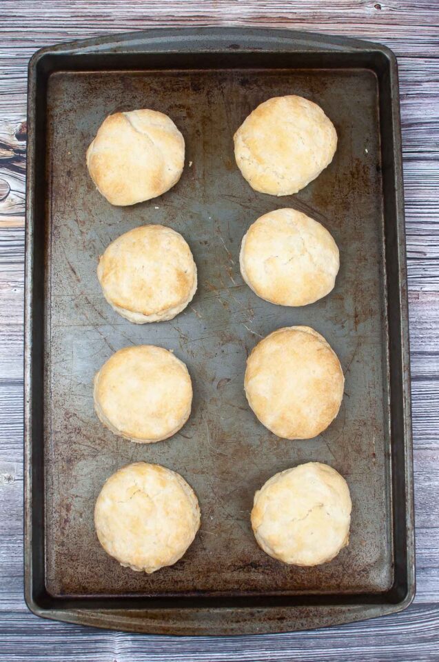 Easy Flaky Sourdough Discard Biscuits Recipe
