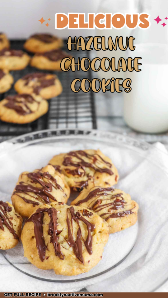 Easy Chewy Hazelnut Chocolate Cookies Recipe