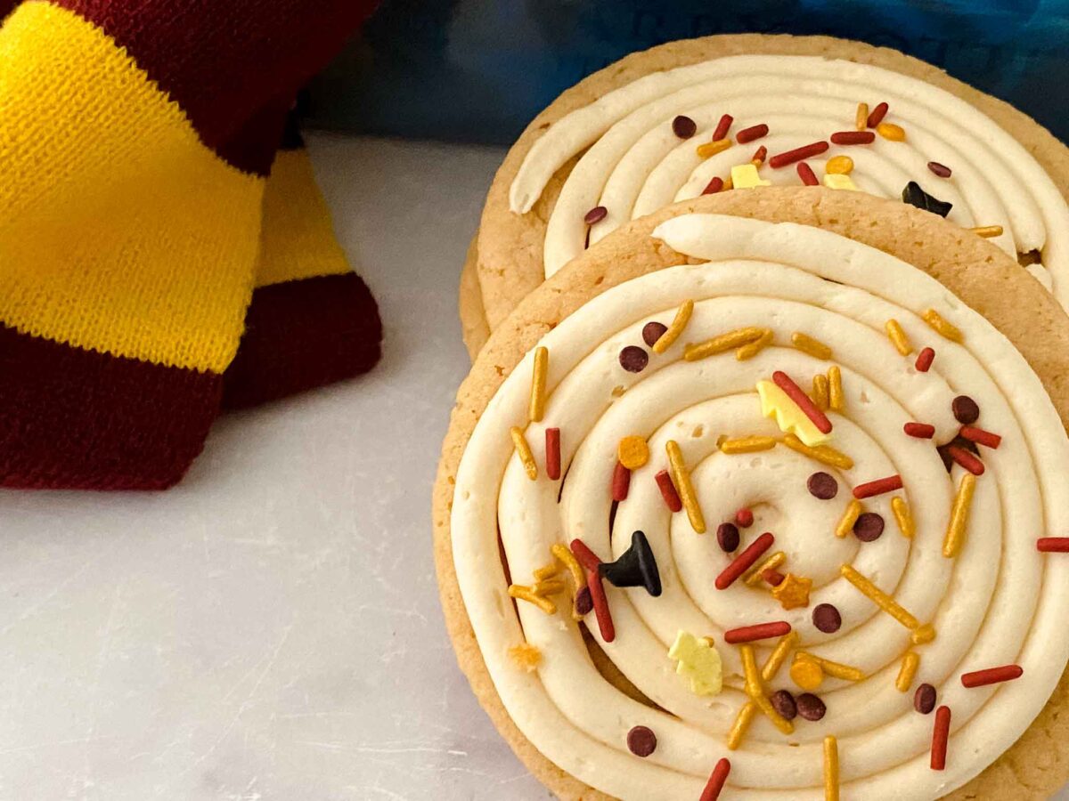 Easy Butterbeer Harry Potter Cookies