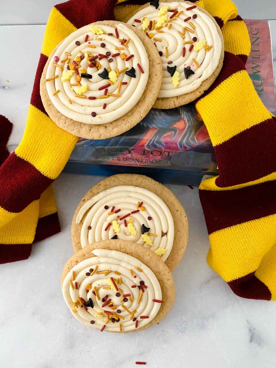 Easy Butterbeer Harry Potter Cookies